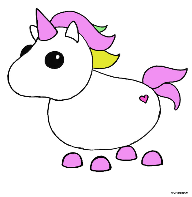 Neon unicorn - ibisPaint