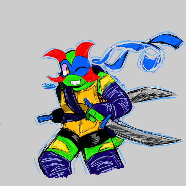 Leonardo!!🐢💙 - ibisPaint