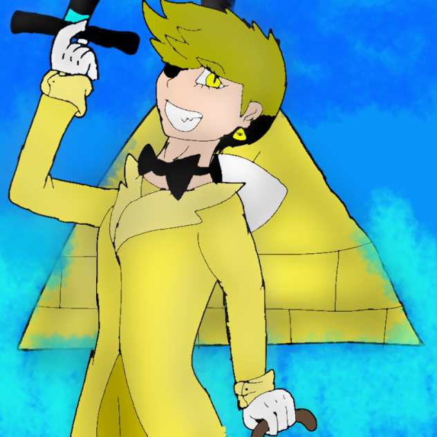 Gravity Falls Bill Cipher human ibispain - ibisPaint