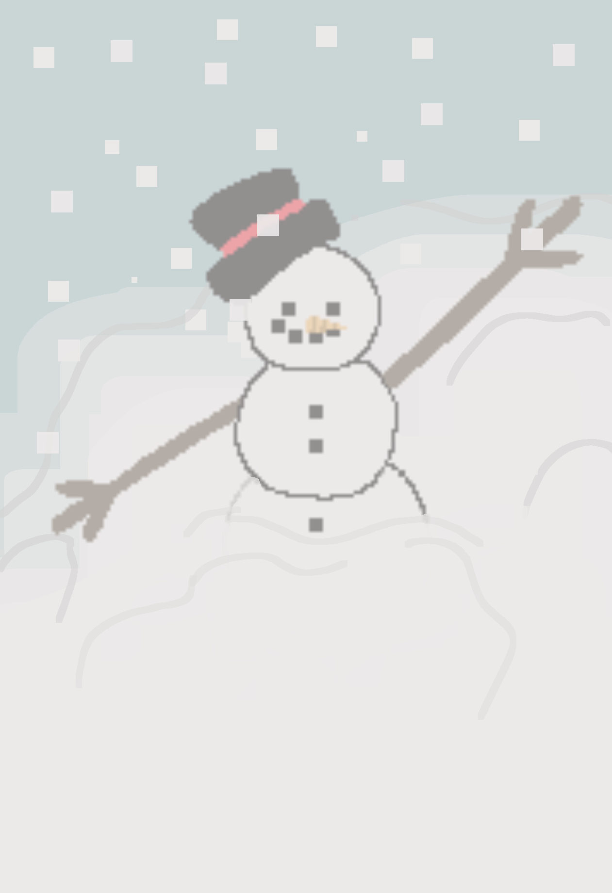lonely snow man - ibisPaint