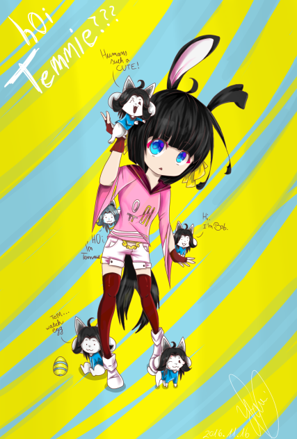 Temmie Village Fanart - ibisPaint