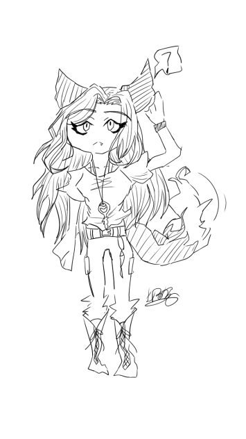 wolf Amanda - ibisPaint