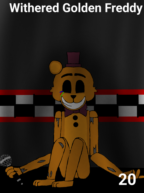 UCN - Withered Golden Freddy - 20 - ibisPaint