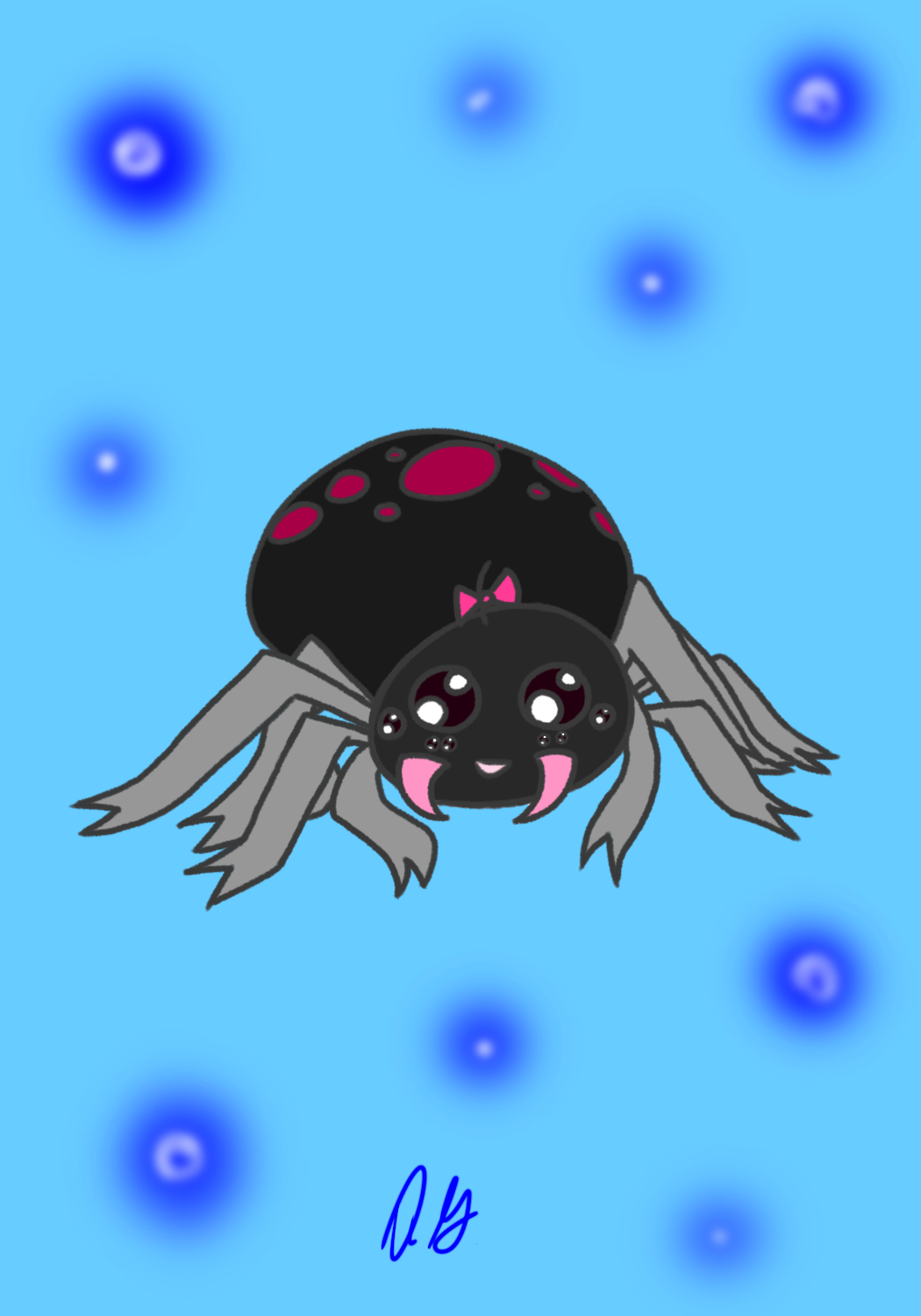 Kawaii Little Spider - ibisPaint