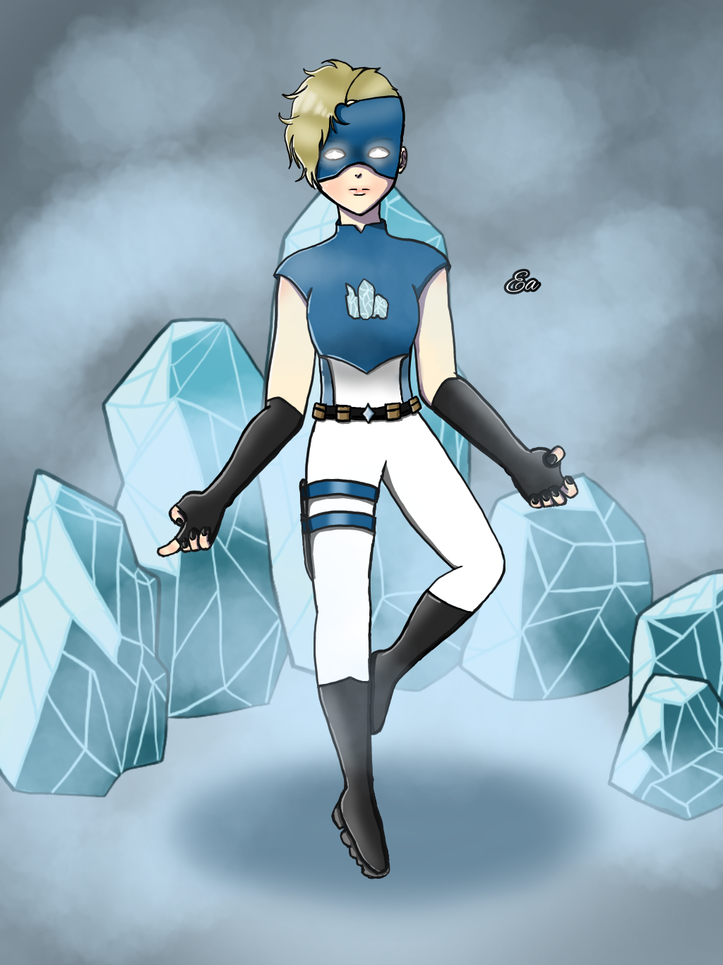 Super hero drawing - ibisPaint