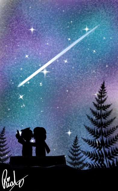 Starry sky - ibisPaint