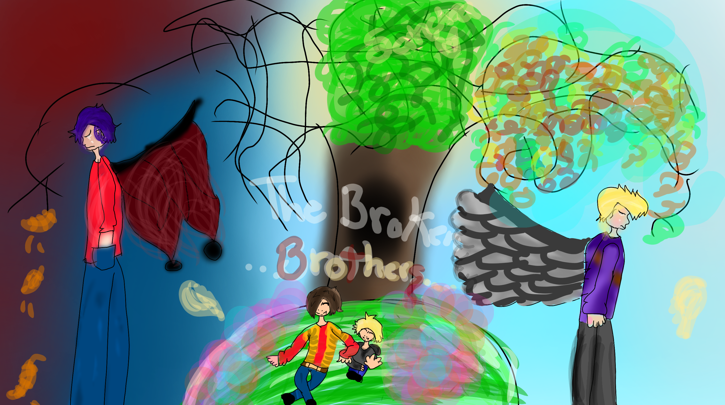 The Broken Brothers-My Ocs Luca and Tuck - ibisPaint