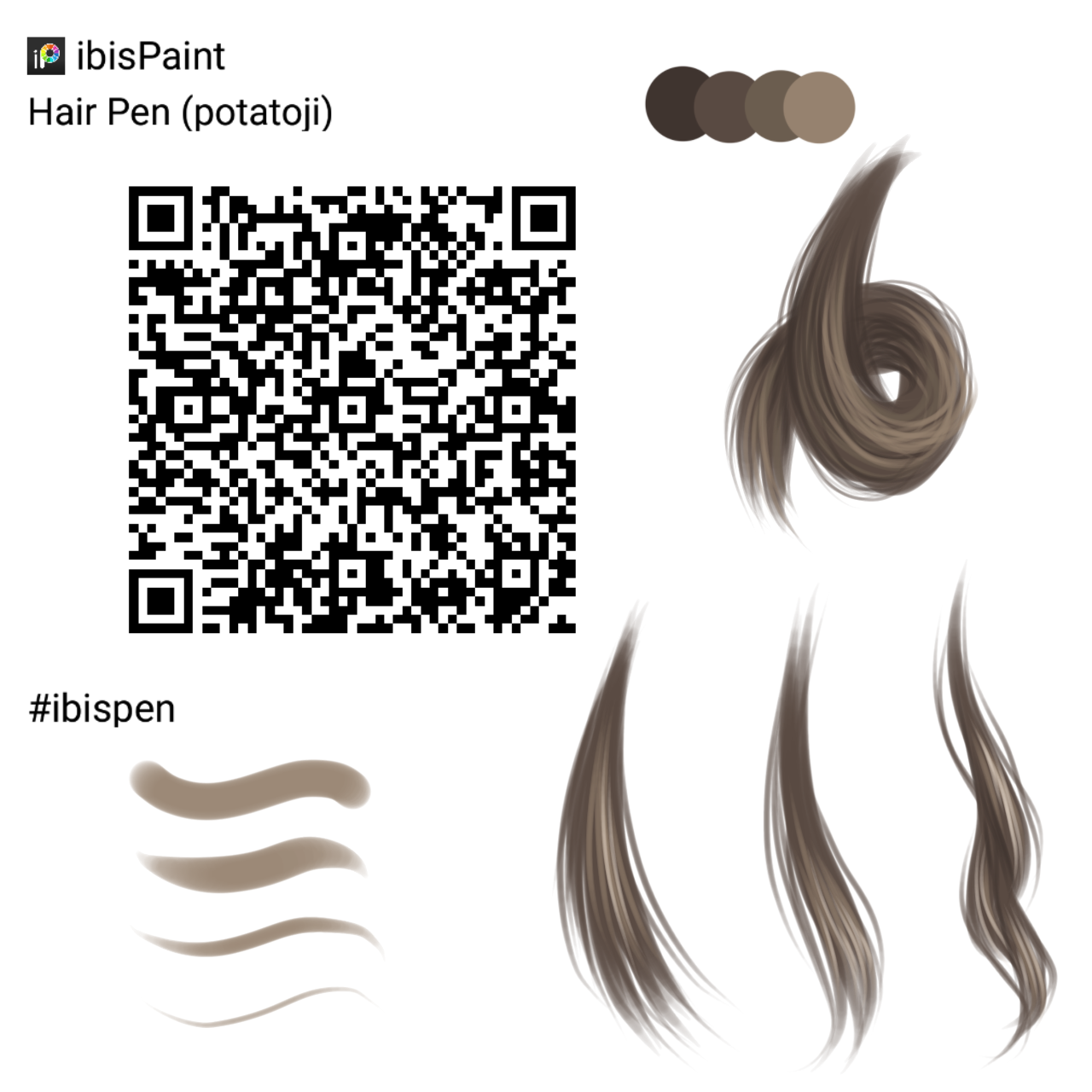 Hair Pen realism - ibisPaint