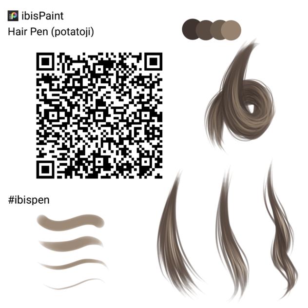 Hair Pen realism - ibisPaint