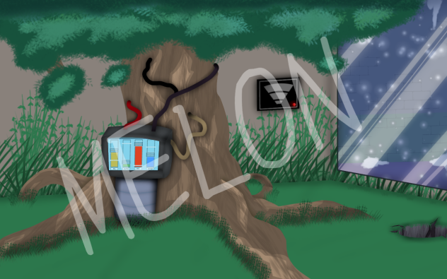 Among Us Polus tree room - ibisPaint