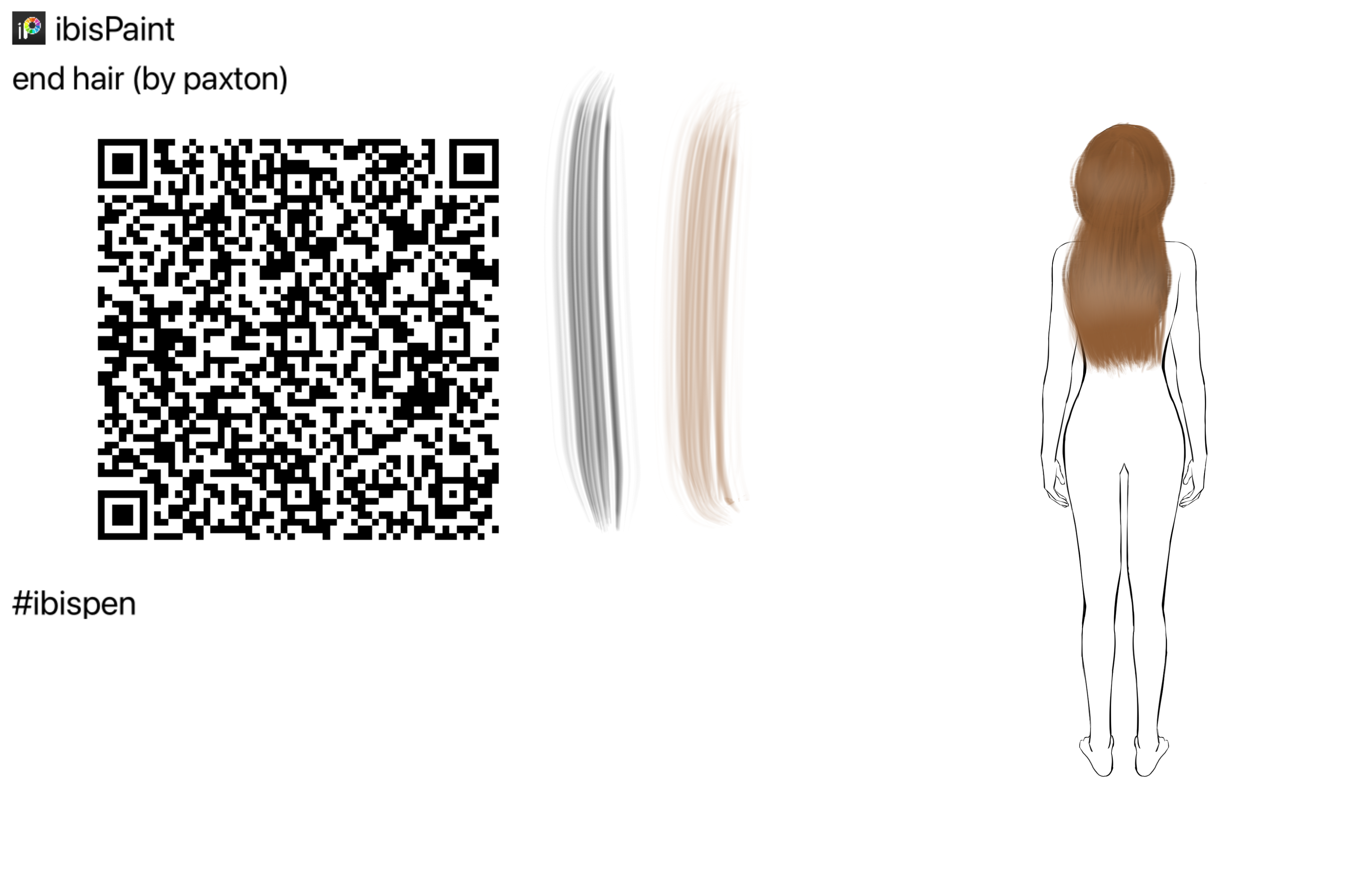 End hair - ibisPaint