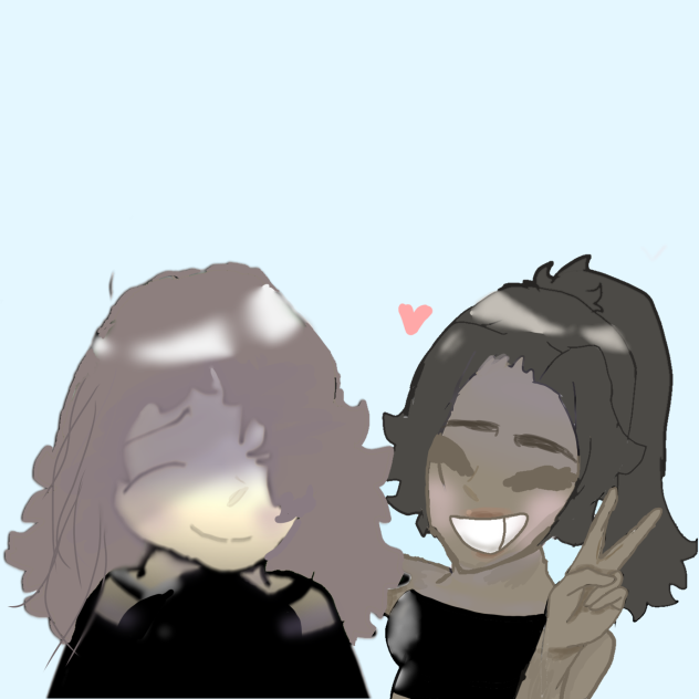 Two best friends 😄 - ibisPaint