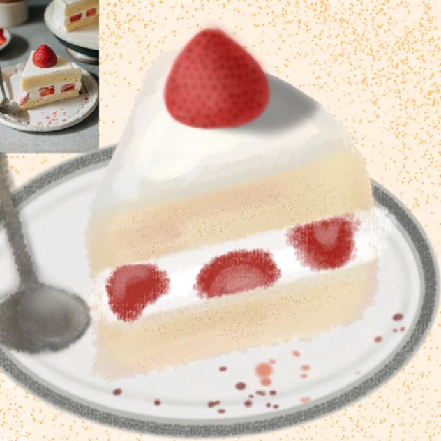 Strawberry Cake - ibisPaint