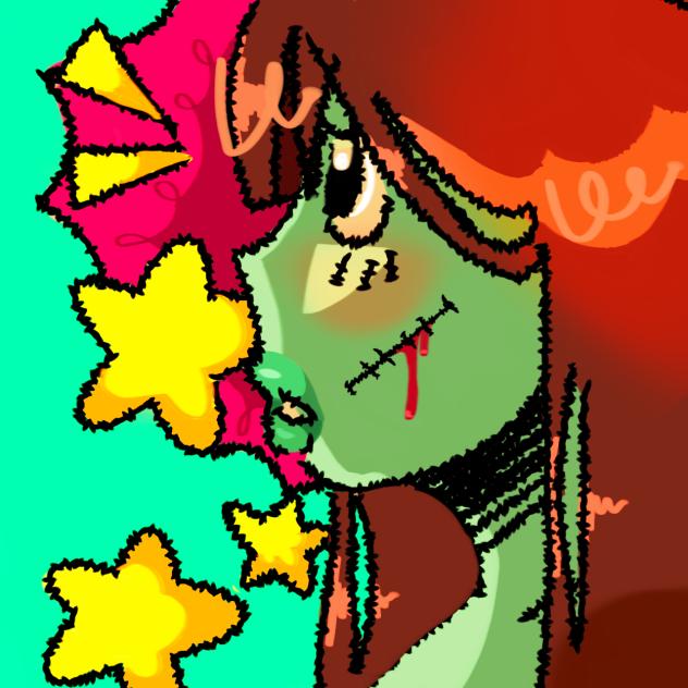 zombie girl - ibisPaint