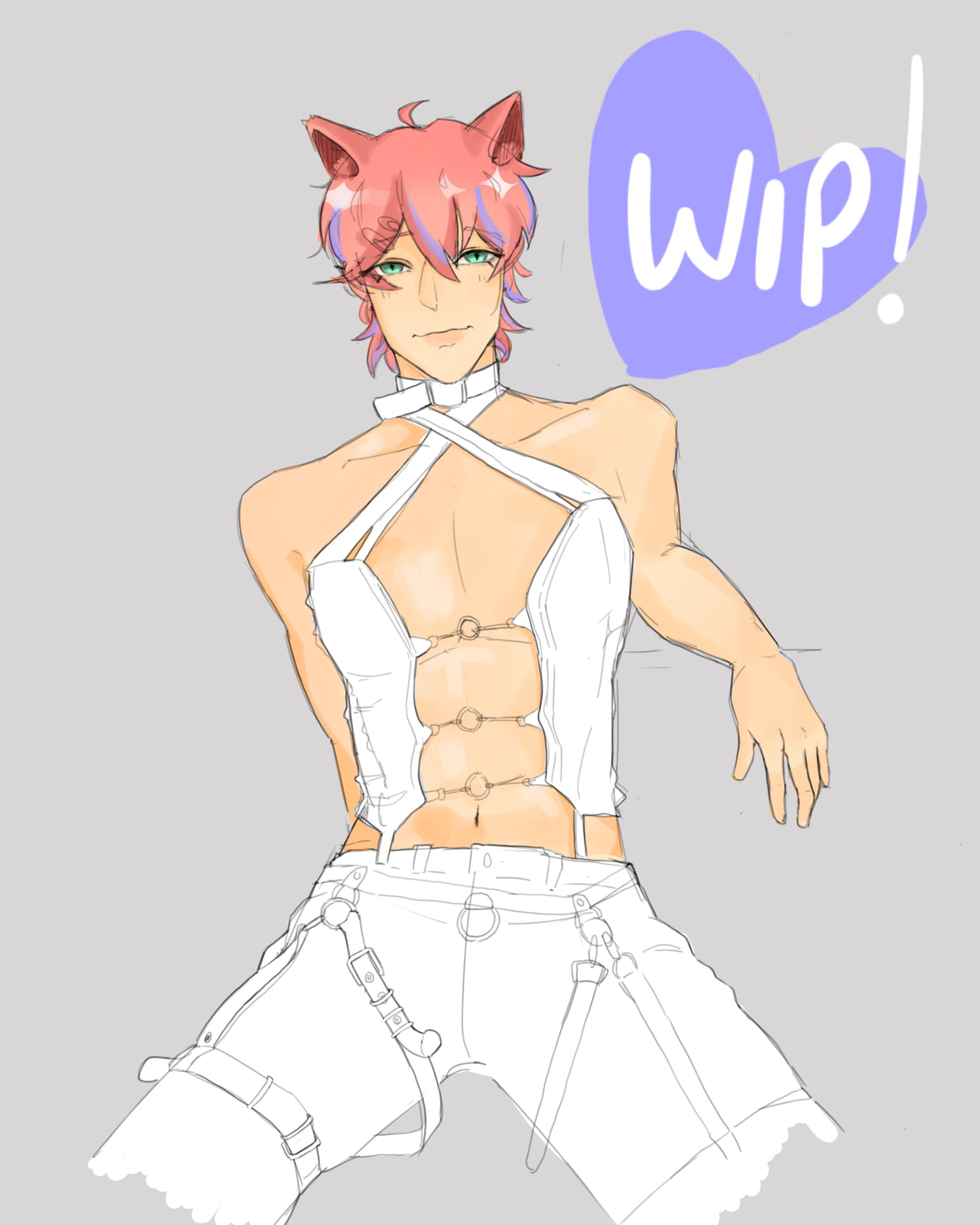 Catboy wip - ibisPaint