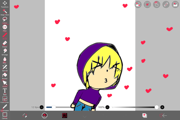 Lovey canvas - ibisPaint