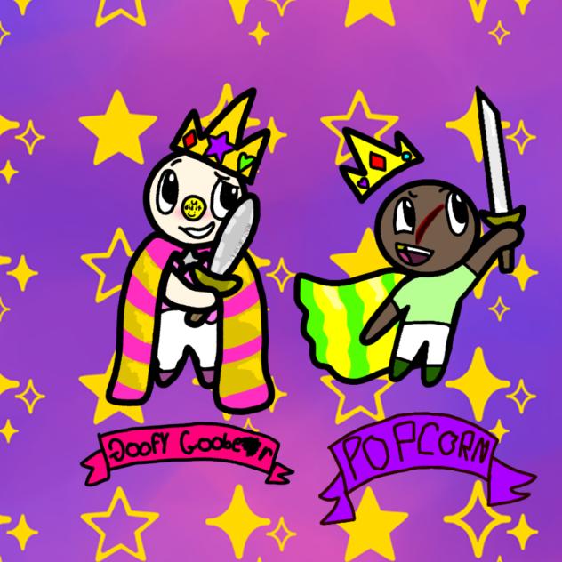 the goofiest goofy goober and his friend - ibisPaint