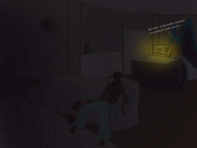 3 am snacks - ibisPaint