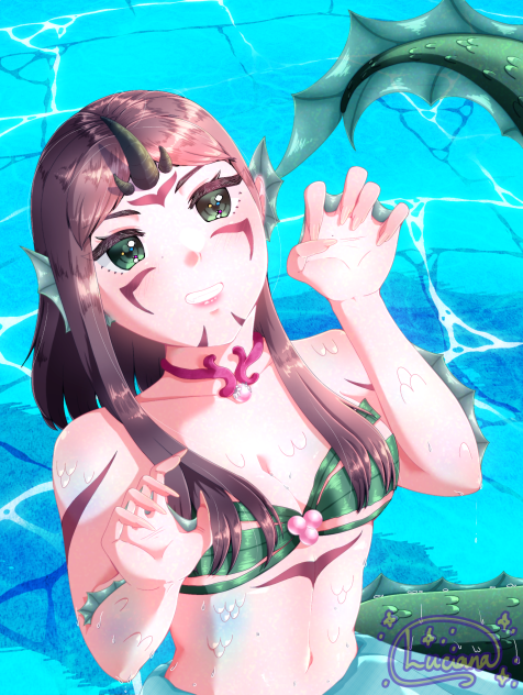 Creature from the abyss - ibisPaint