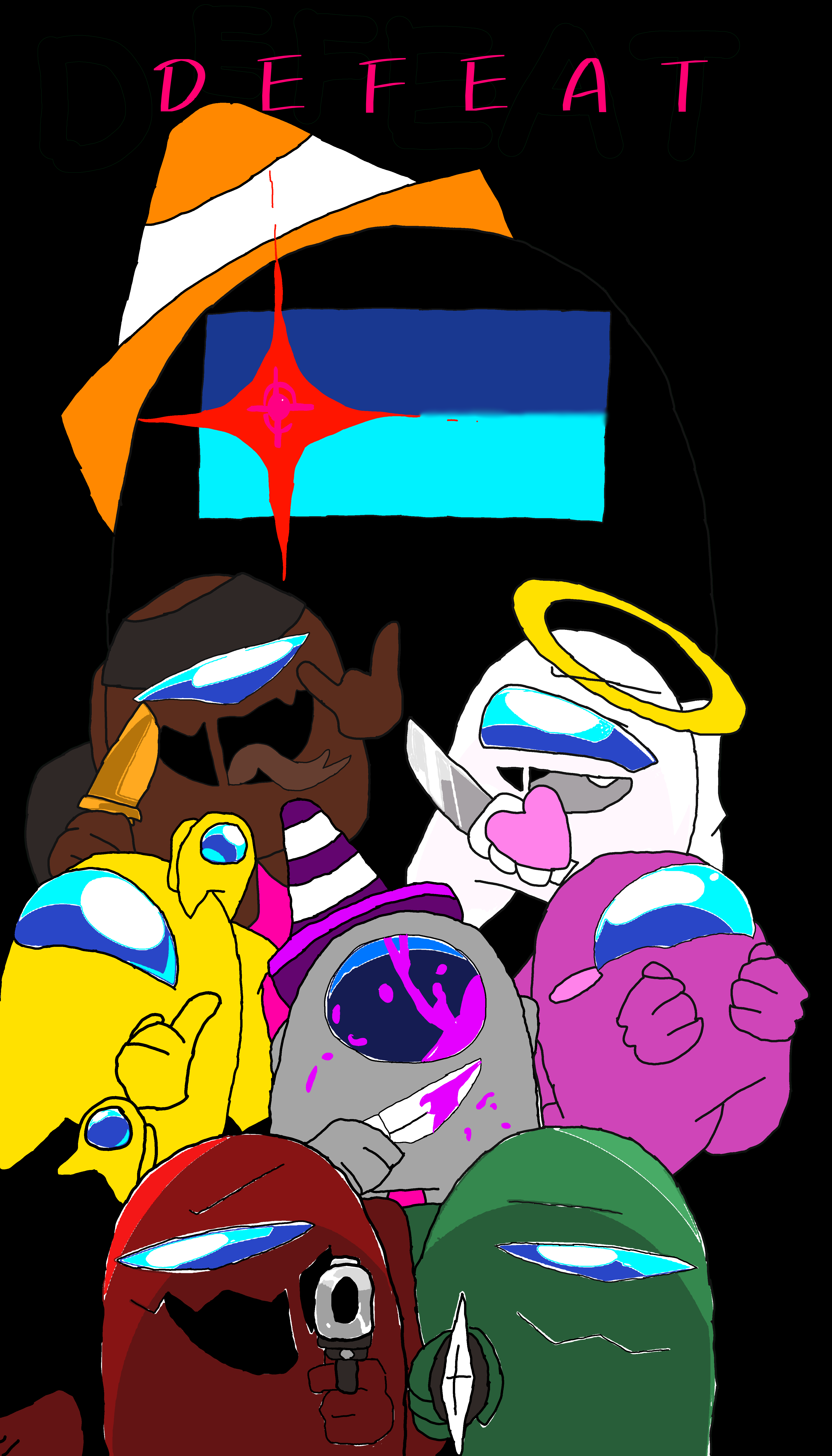 AMONG US V4 DEFEAT - ibisPaint