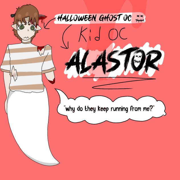 kid ghost, Halloween OC - ibisPaint