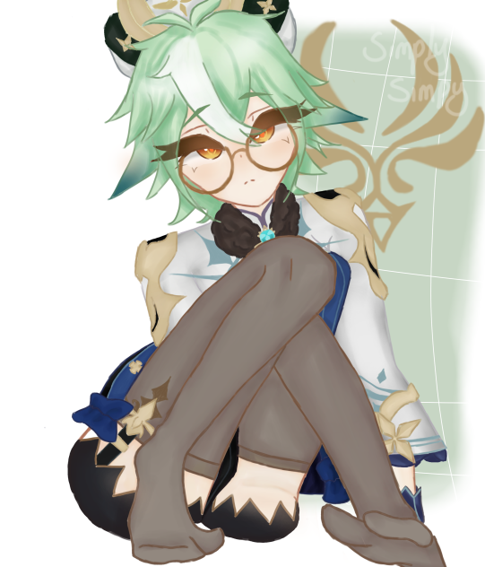 Sucrose with toes - ibisPaint