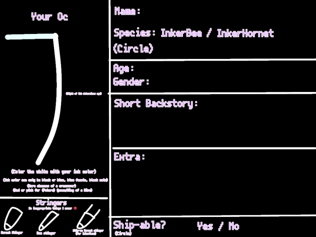 'InkerBees' Char Sheet - ibisPaint