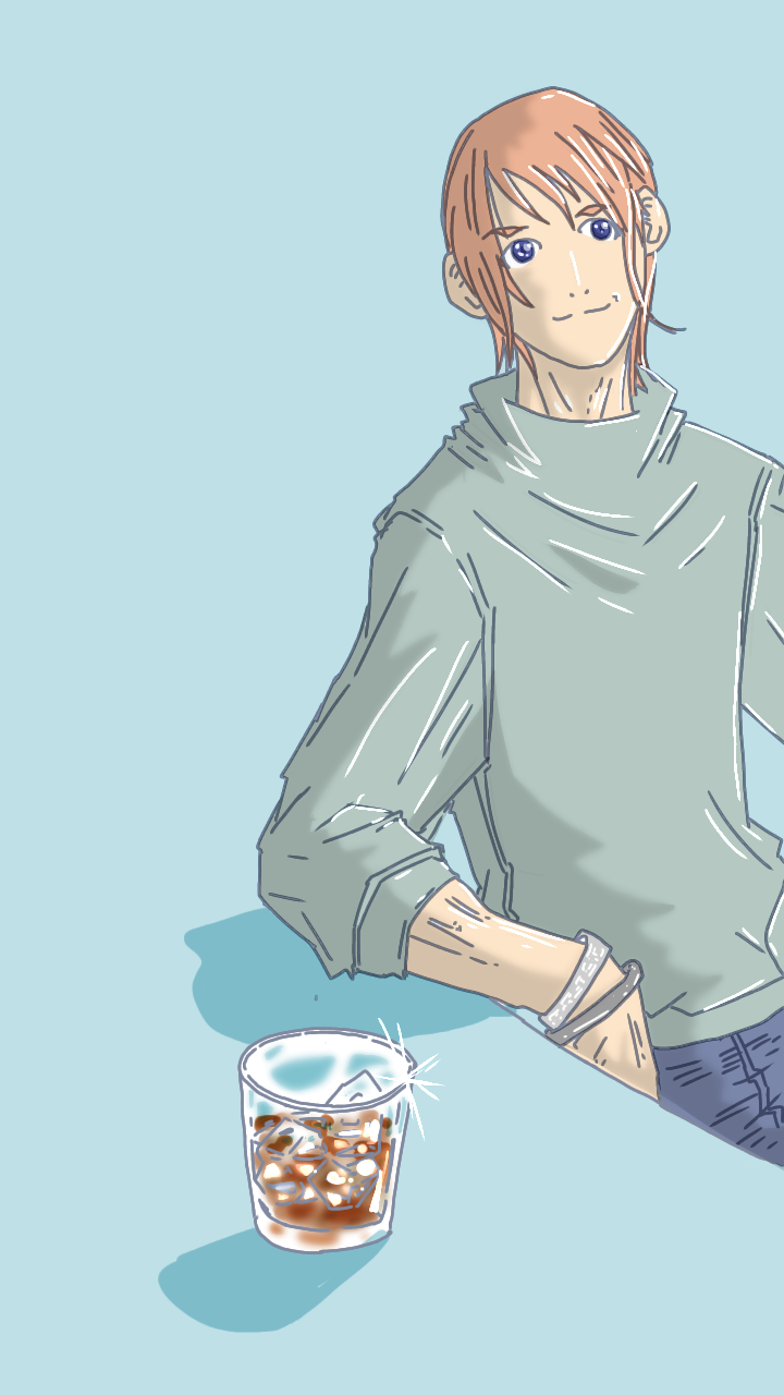 Man and Whiskey - ibisPaint