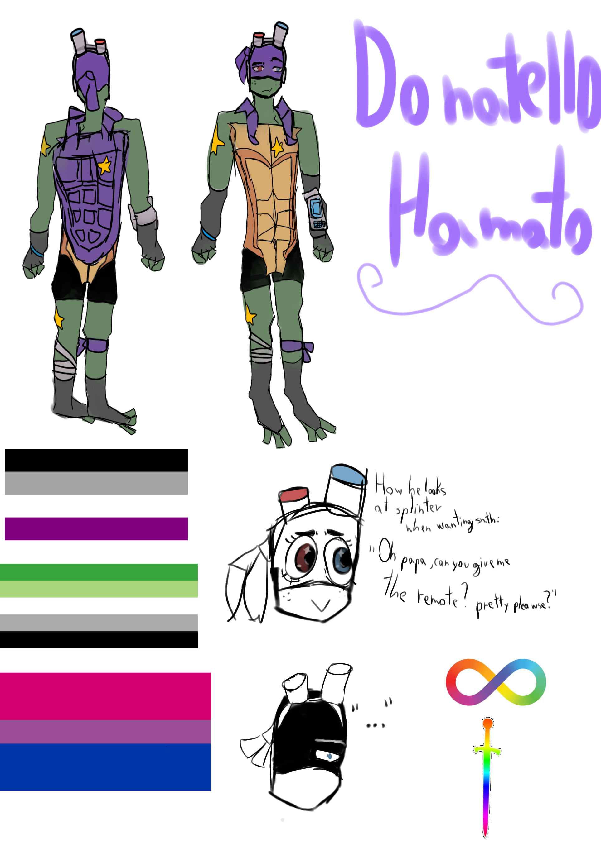 my donnie headcanon - ibisPaint