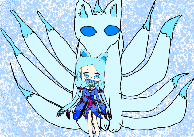 The snow fox - ibisPaint