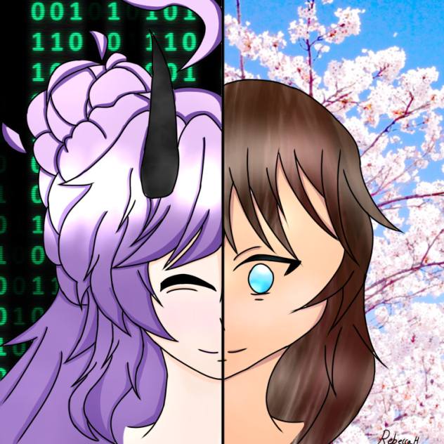 Half nekollette half me - ibisPaint