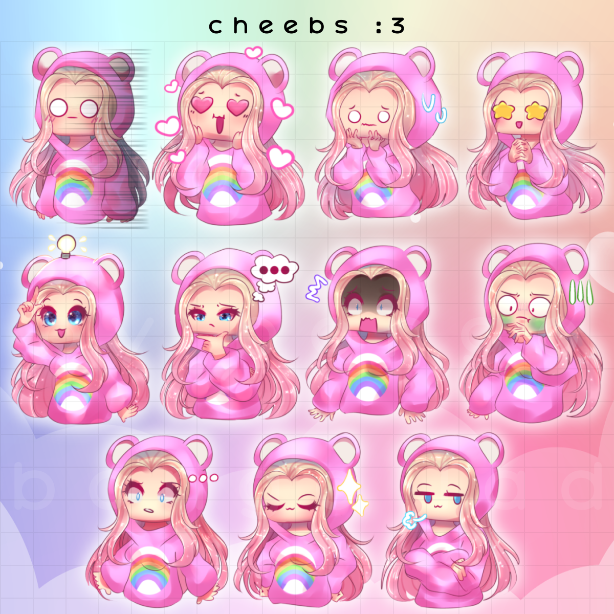 reaction chibis!! - ibisPaint