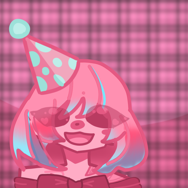 Pink alien girl - ibisPaint