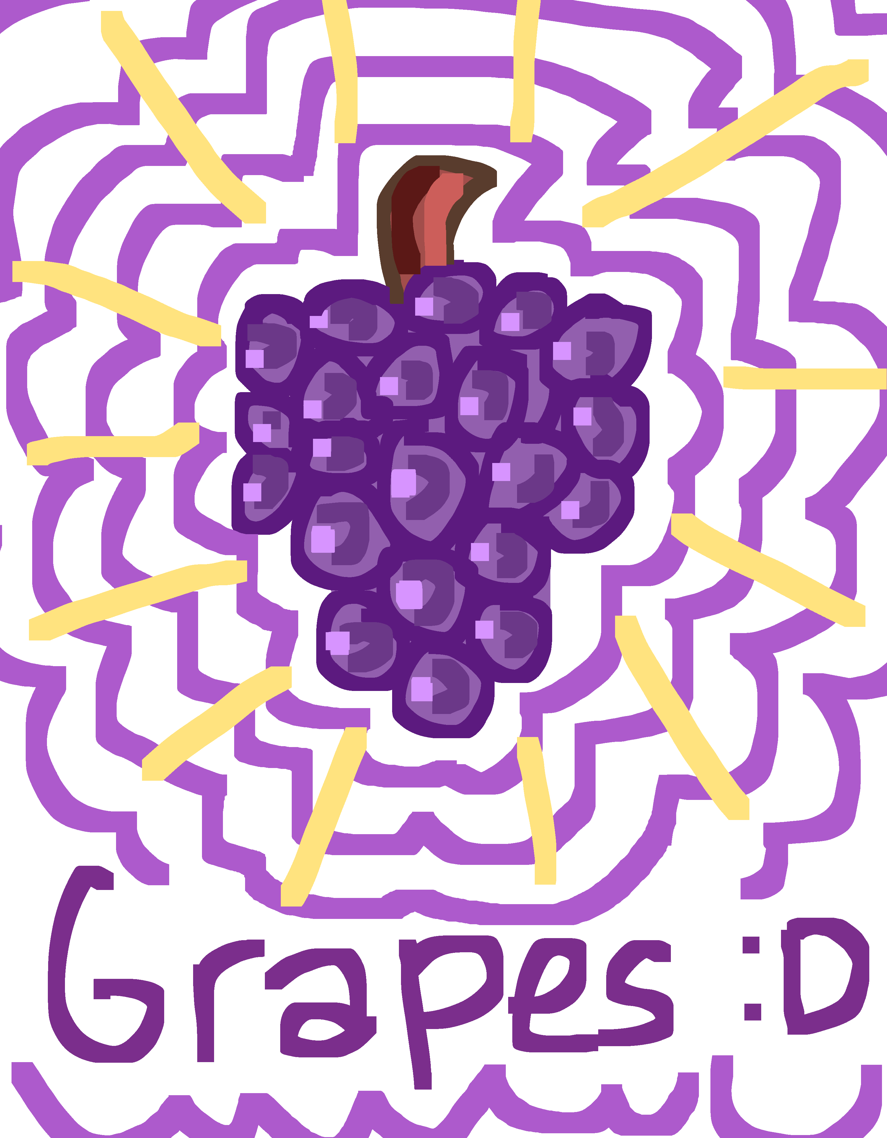 Grapes!! 🍇 - ibisPaint