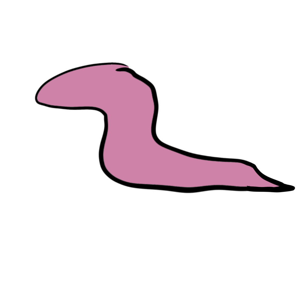 Worm moving - ibisPaint