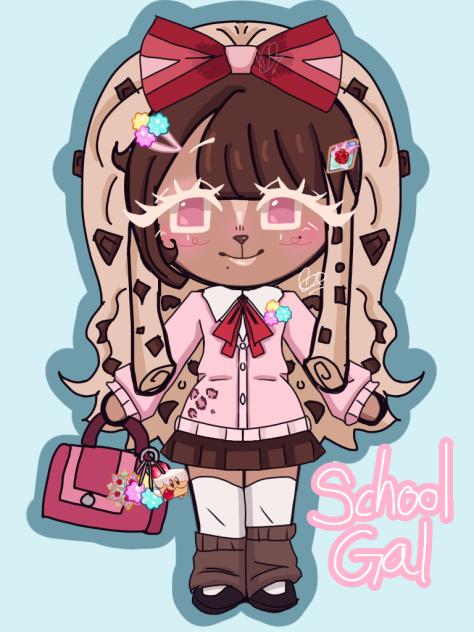 SCHOOL GAL COOKIE 2.0🍓🍪 - ibisPaint