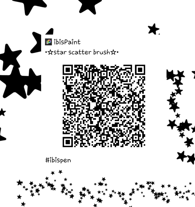 star scatter brush☆• - ibisPaint