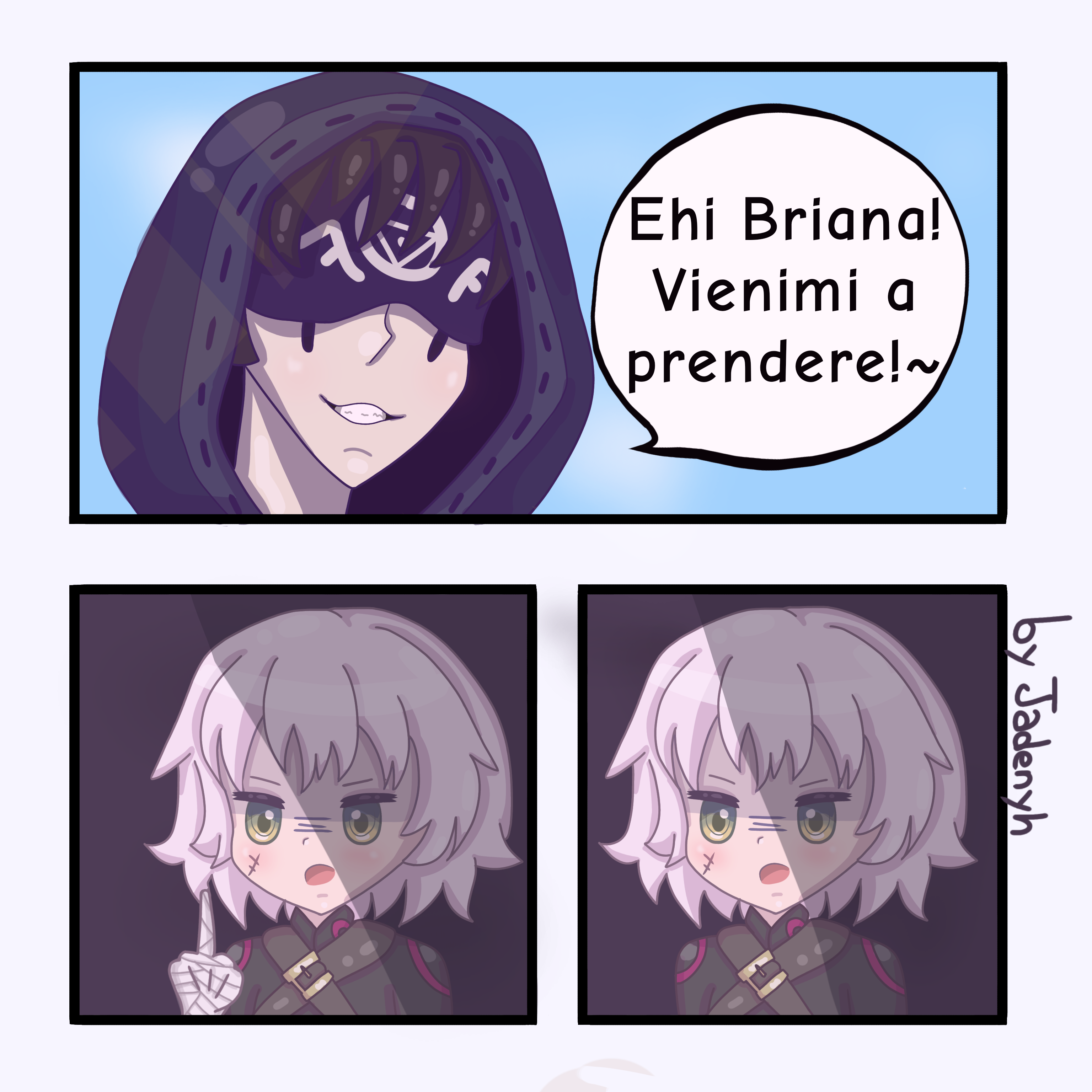 «Hey Briana! Come catch me!~» - ibisPaint