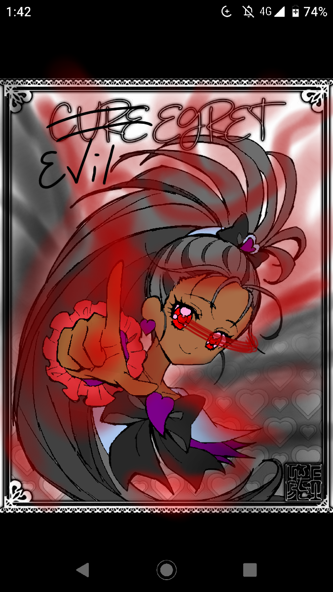 EVIL EGRET ~殺意の波動に目覚めたキュアイーグレット~ - ibisPaint