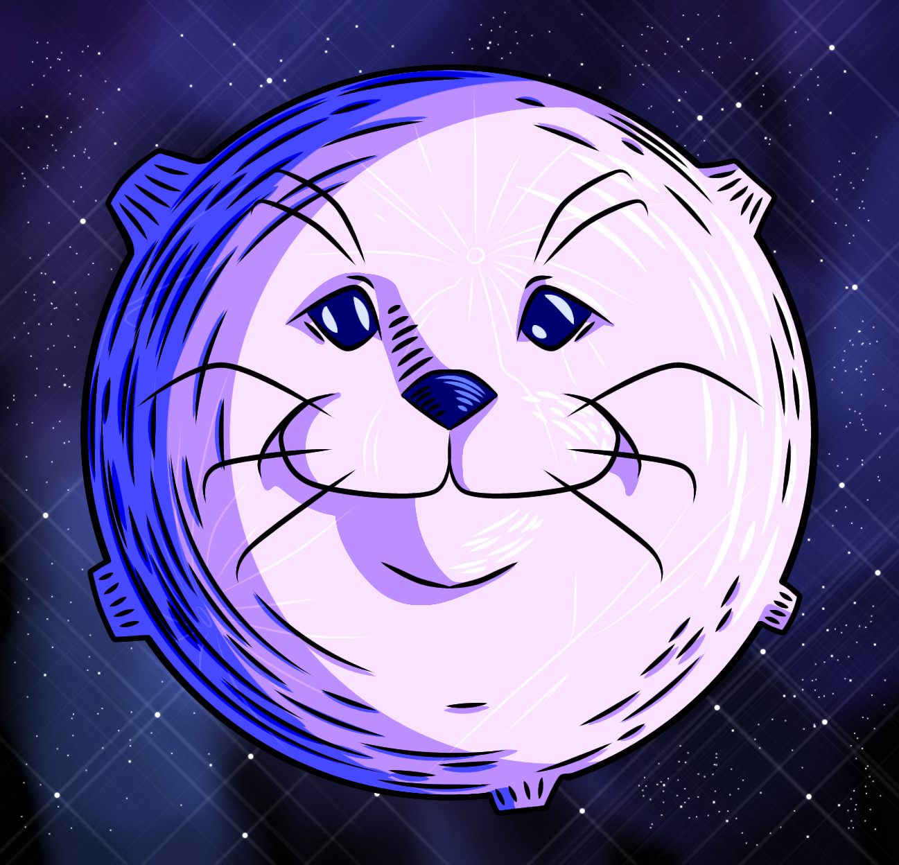 Moon Seal Logo - ibisPaint