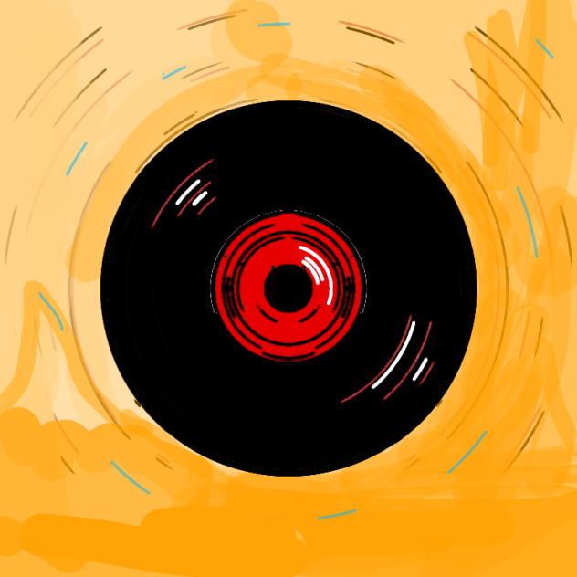 A Flaming Disk Track - ibisPaint