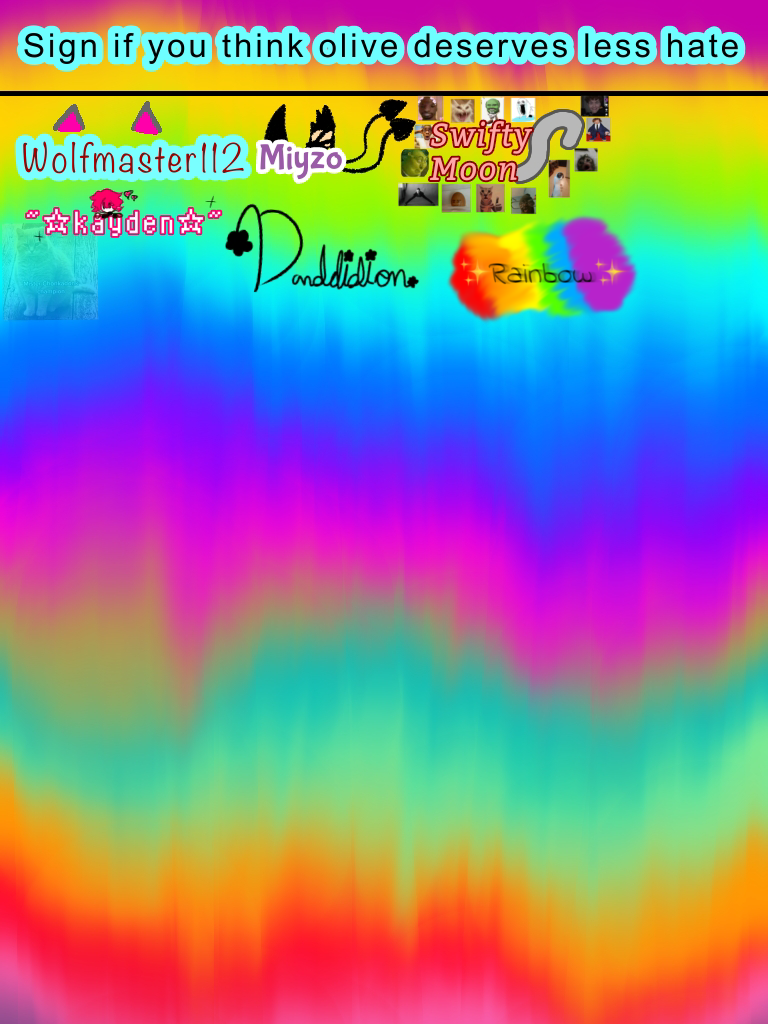 NO HATE FOR OLIVE - ibisPaint