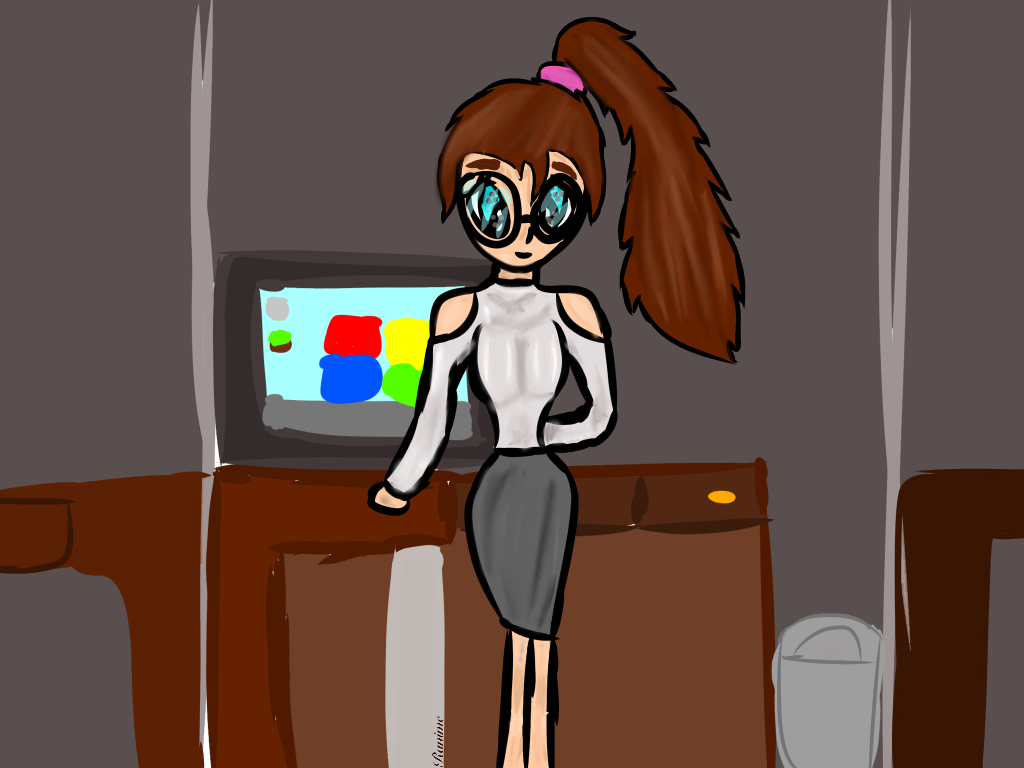 cute worker - ibisPaint