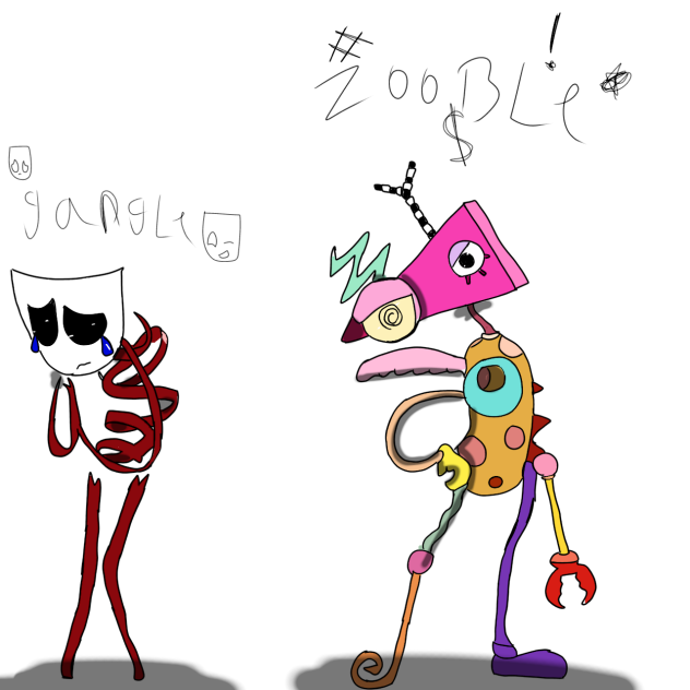 Gangle and zooble - ibisPaint