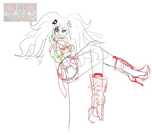 Junko Enoshima Draft - ibisPaint