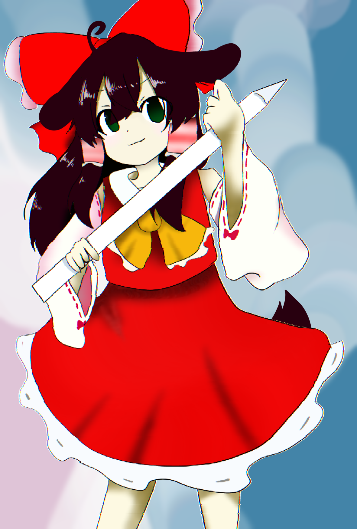 ZUN風 霊夢×チョコ - ibisPaint