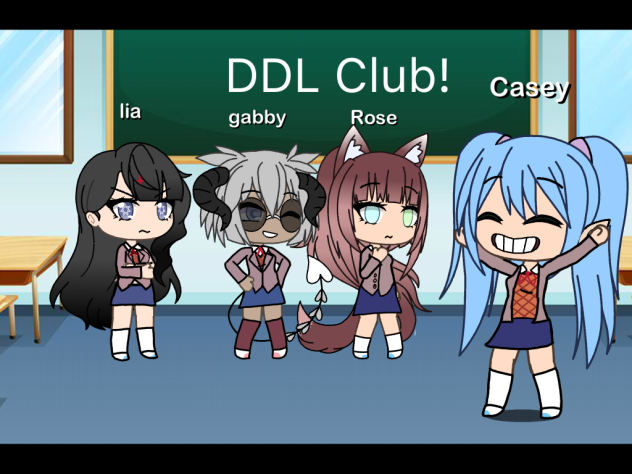 my ocs alas ddlc characters - ibisPaint