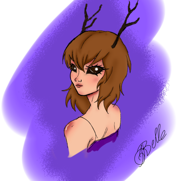 oc cervo violeta - ibisPaint