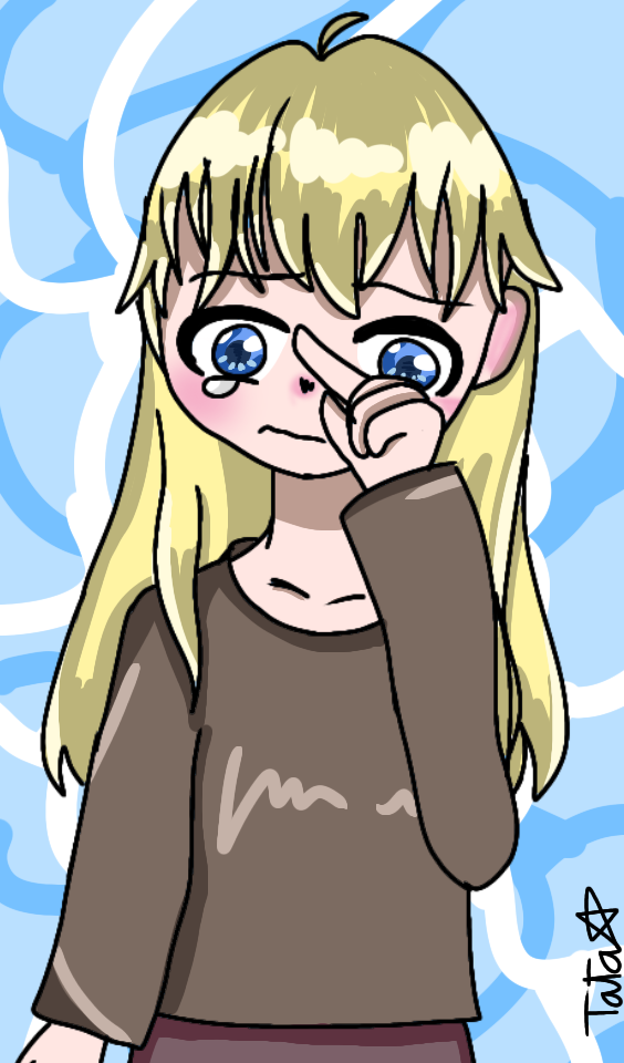 Crying girl - ibisPaint