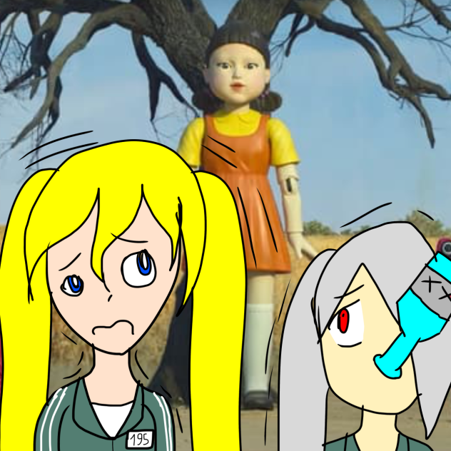 Squid game with solene and vlada - ibisPaint